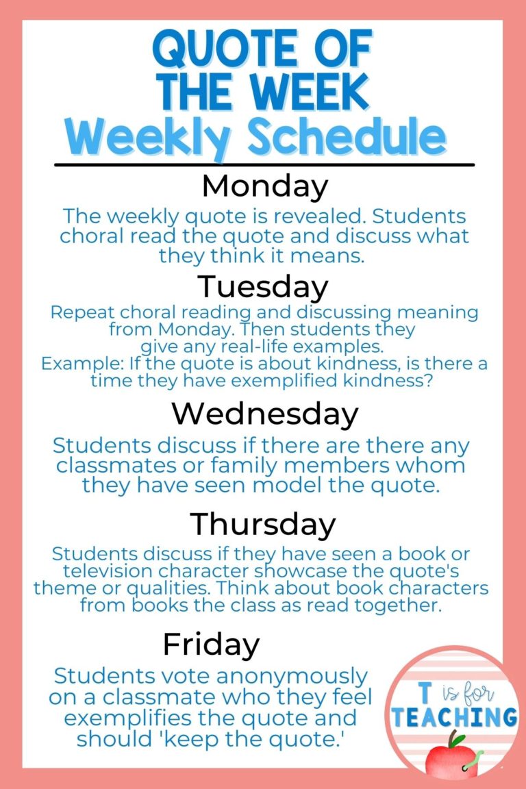 Why You Should Be Using Quotes In The Classroom - T is for Teaching