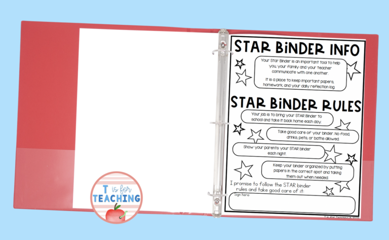 STAR Binder Tour: Effective Home-School Communication Strategies - T is ...