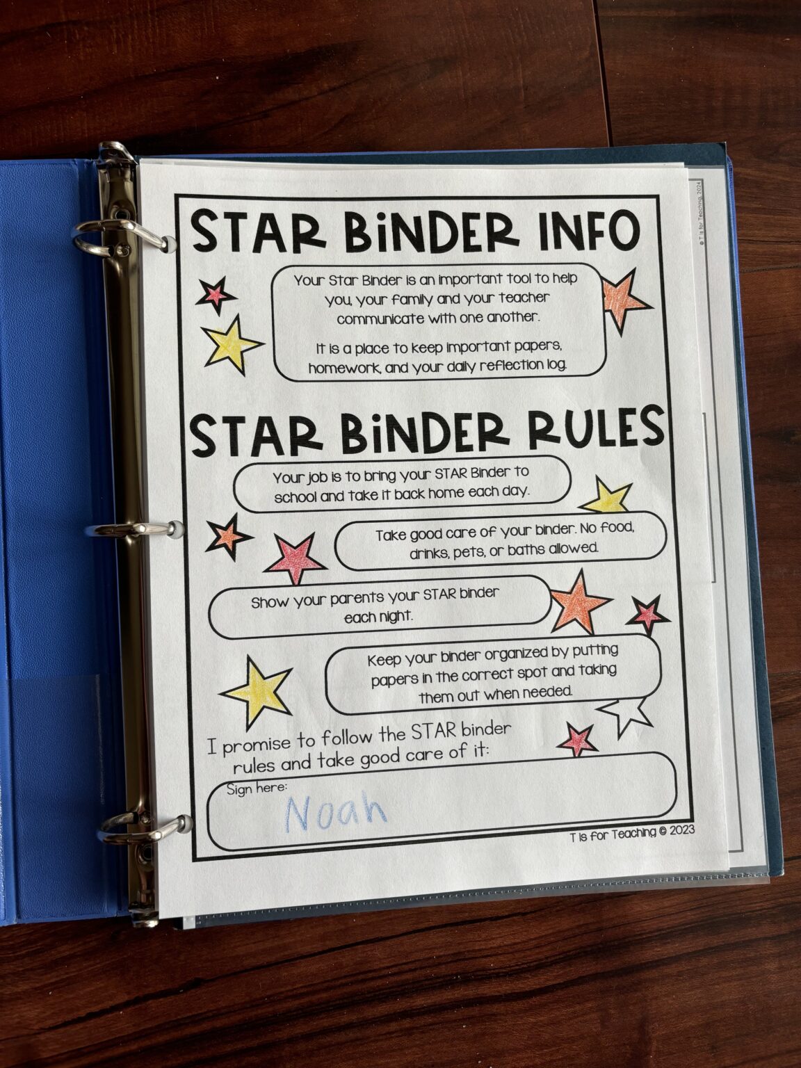 STAR Binder Tour: Effective Home-School Communication Strategies - T is ...