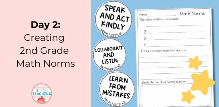 First 10 Days of 2nd Grade Math: Lesson Plans, Activities, and Back-to ...